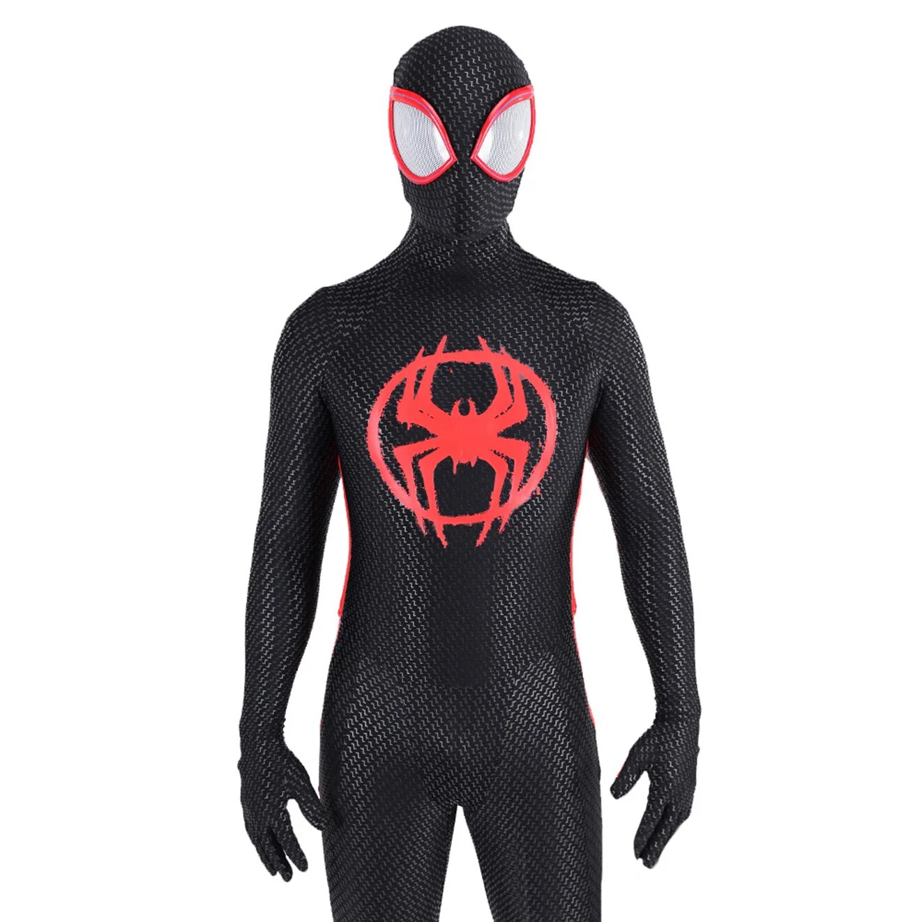 Косплей костюм Майлз Моралес Across The Spider Verse Черный, S, Adult Full Set