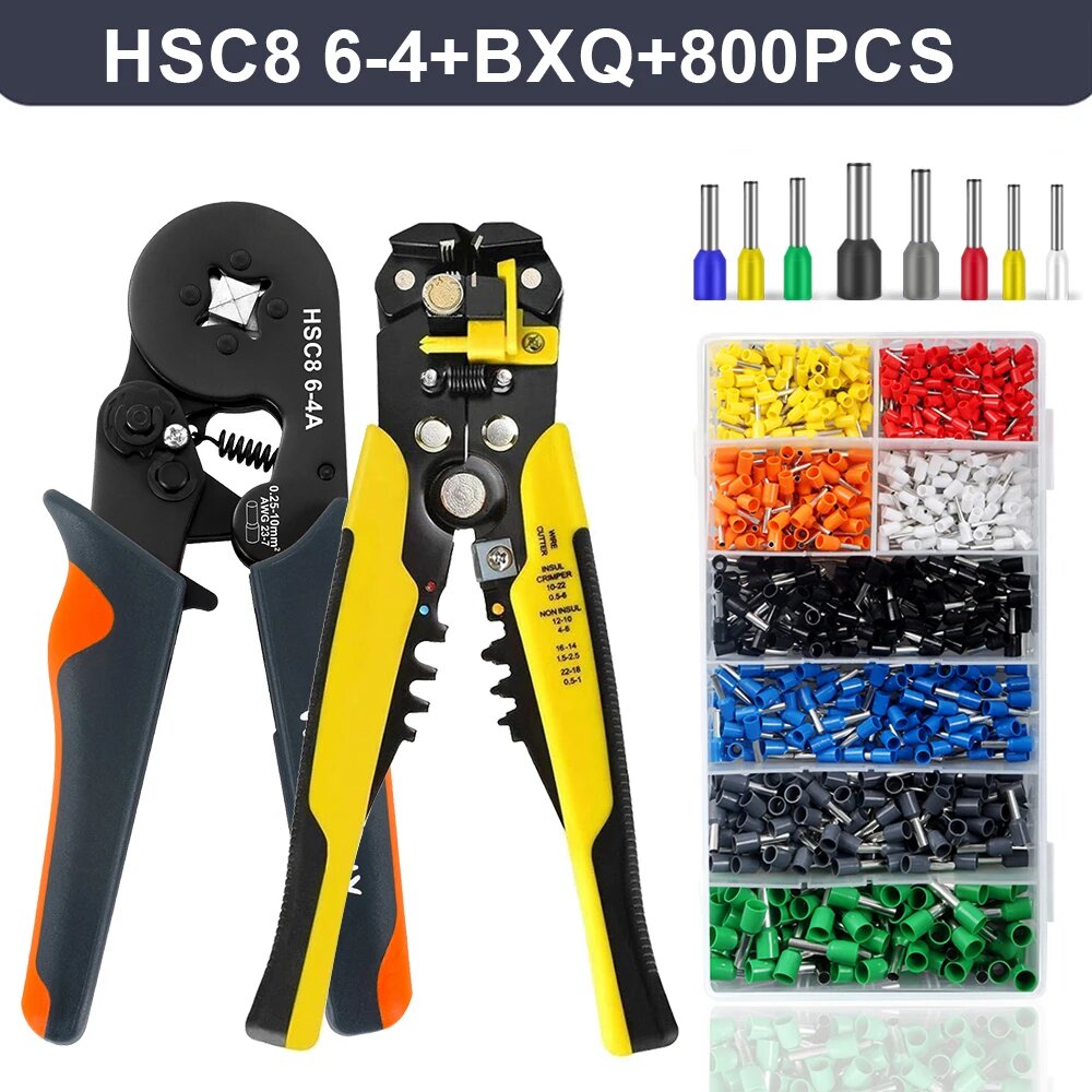 Щипцы для зачистки проводов HSC8 6-4+BXQ+800PCS