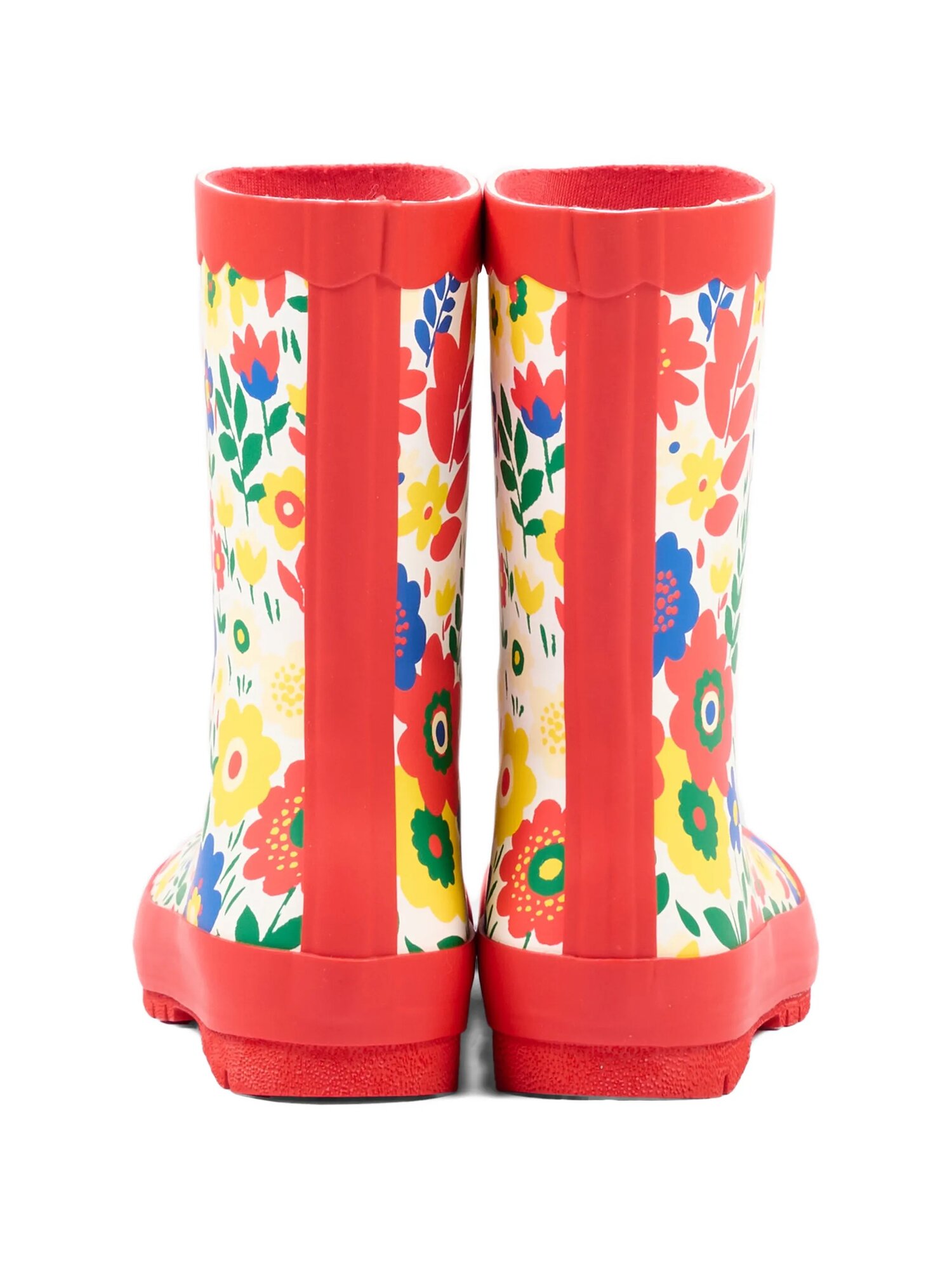 Ботинки Stella McCartney Floral-print boots, размер 30, красный — фото 1