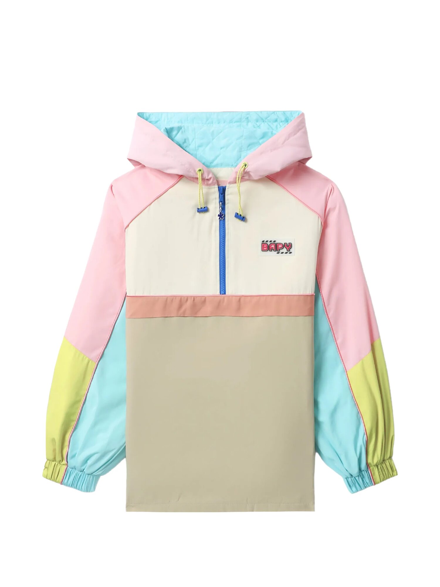 Худи Colour-block half-zip hoodie