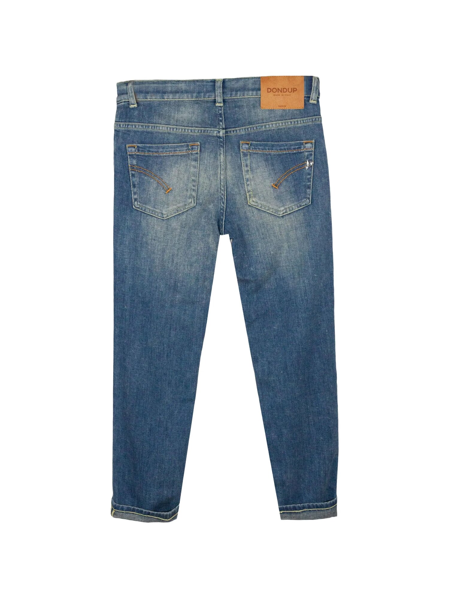 Джинсы Dondup Distressed button-front jeans, размер 10 лет, синий — фото 1