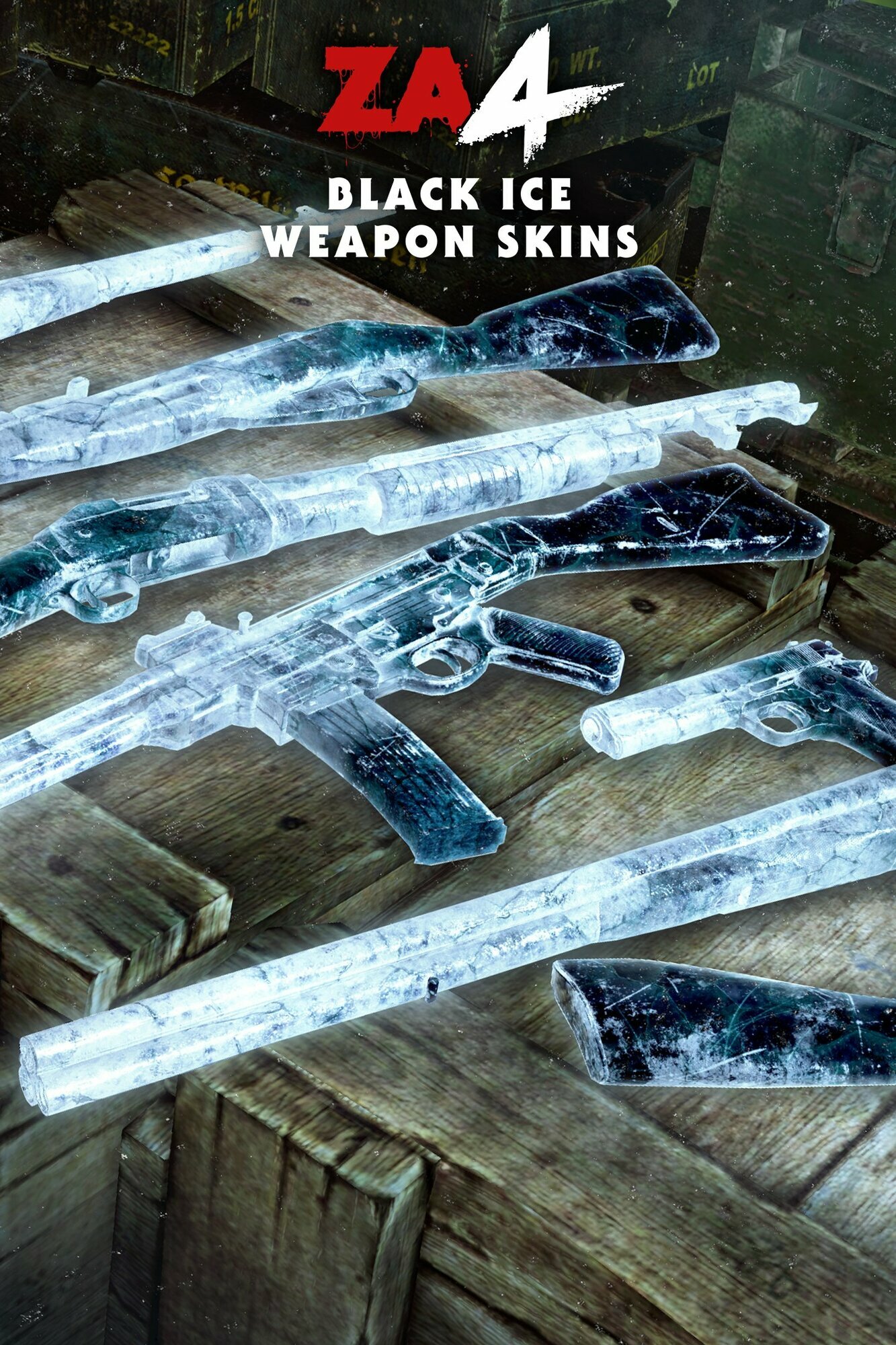 Zombie Army 4: Black Ice Weapon Skins — дополнение (DLC) для Xbox · нужна базовая игра · PC, Xbox One, Xbox Series X|S