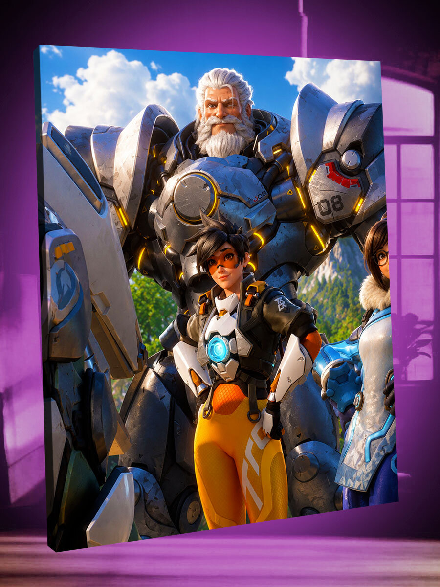Интерьерная картина Арт в стиле Overwatch