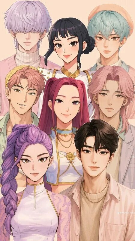 Головоломка 1000 деталей, Деревянные пазлы, Игра-головоломка"K-Pop Demon Hunters/Кей-поп: Охотники на демонов"Рождественский подарок на день рождения,50x70cm, Домашний декор