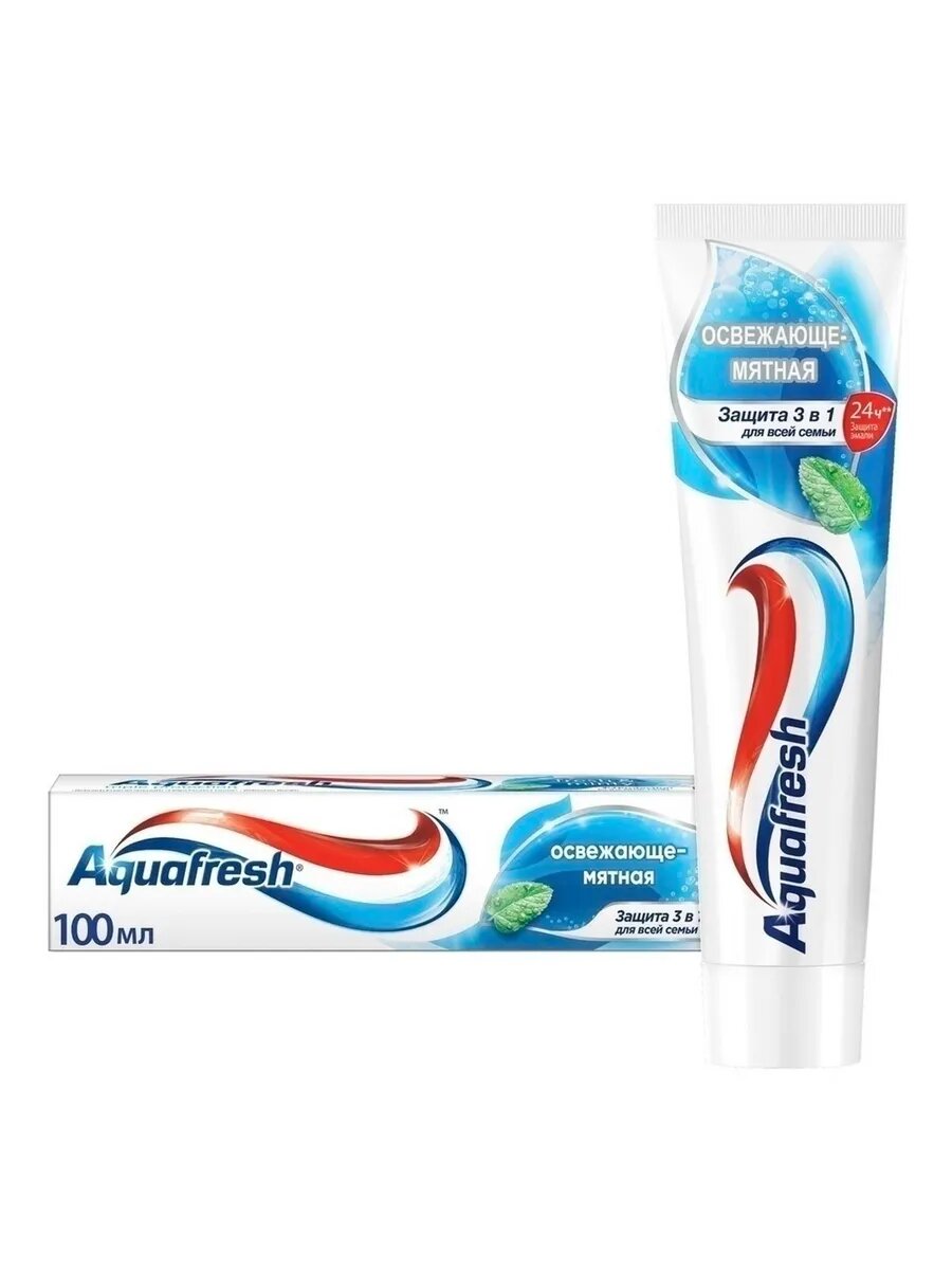 Зубная паста Aquafresh Тройная защита мята 100 мл
