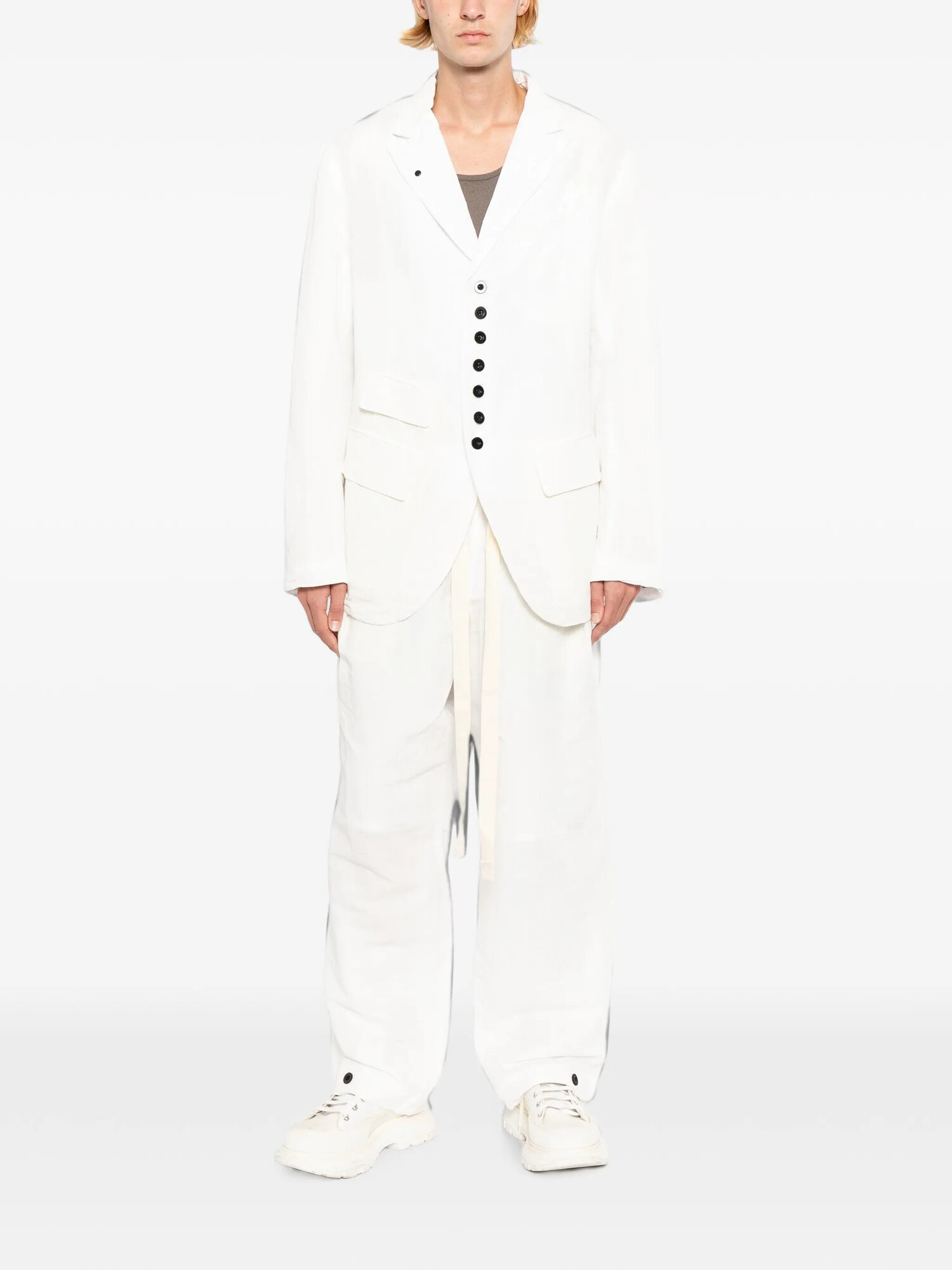 Куртка  Button-up notched-lapels jacket