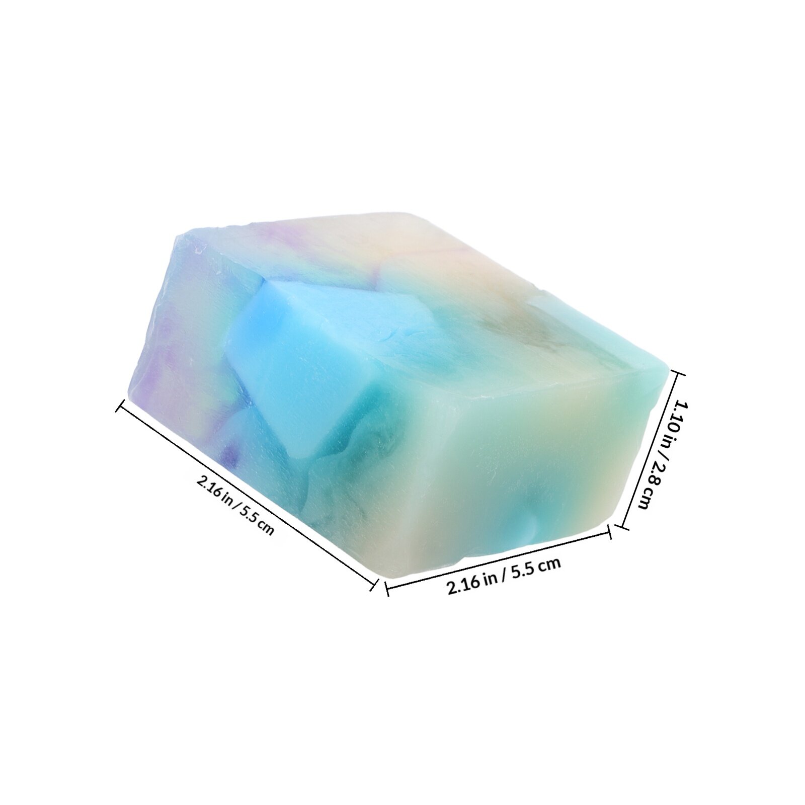 Ручная Работа Мыло Iceberg Flame Натуральное Мыло Для Тела И Лица Подходит Для Всех Типов Кожи Размер 5.50X5.50X2.80Cm