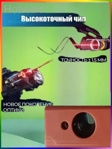 Лазерный дальномер рулетка 50м