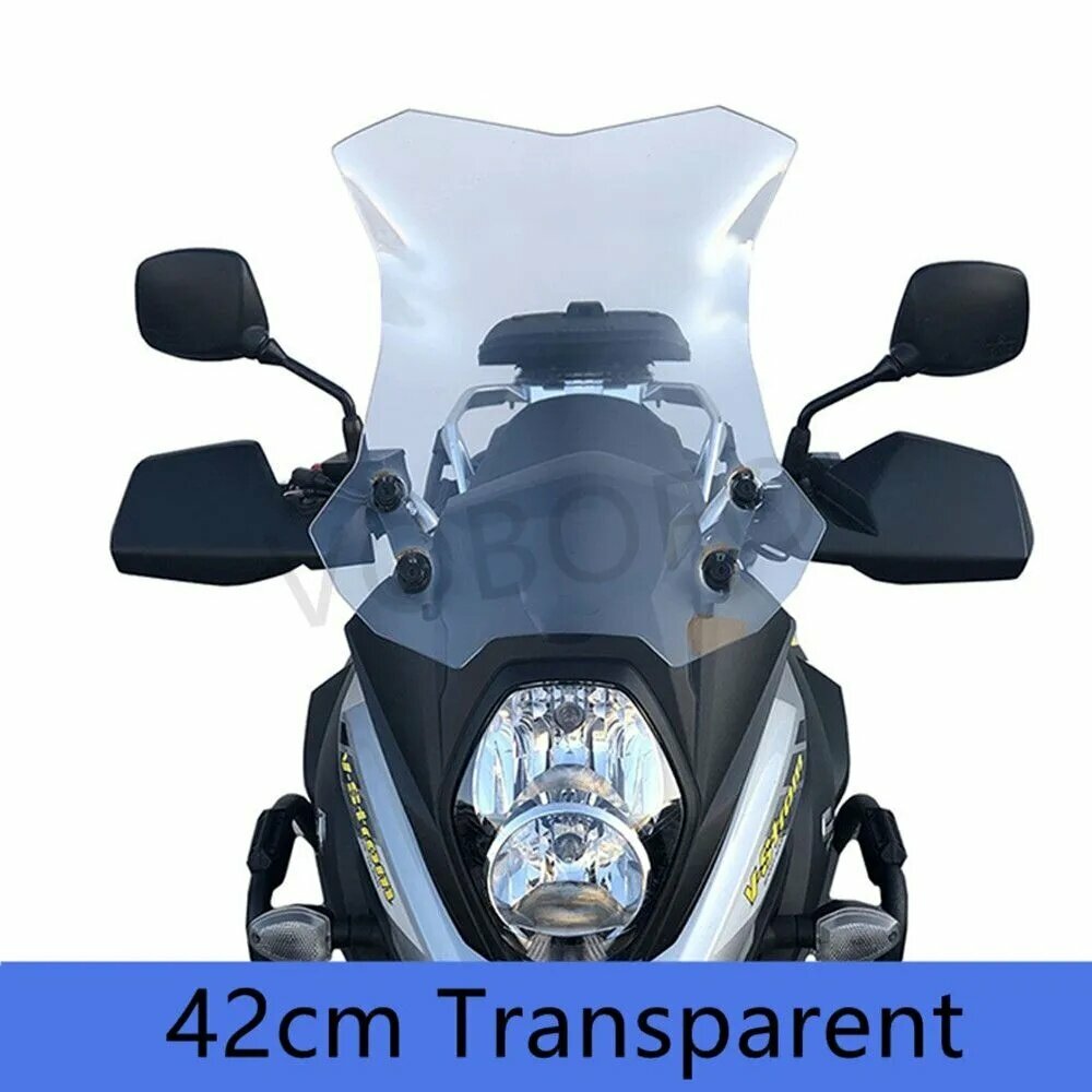 42cm Прозрачное, Для Suzuki V-Strom DL650 Тюнинговое ветровое стекло