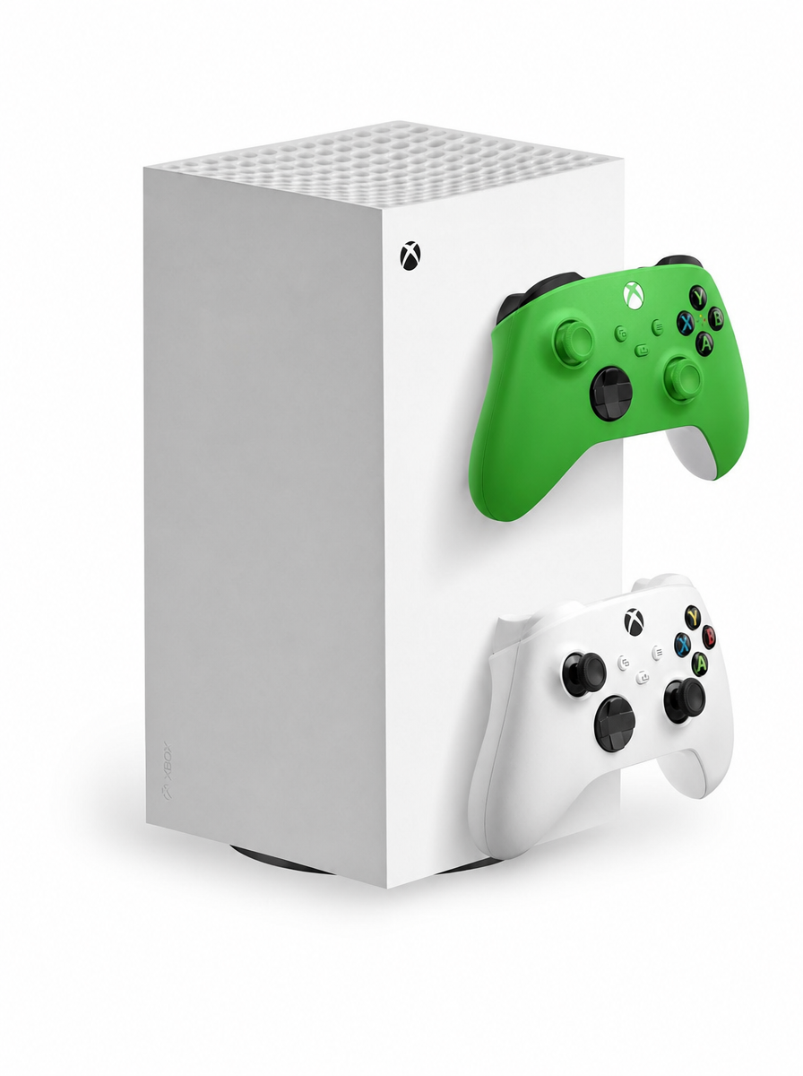 Игровая приставка Microsoft Xbox Series X без дисковода 1TB, White + Геймпад Зеленый