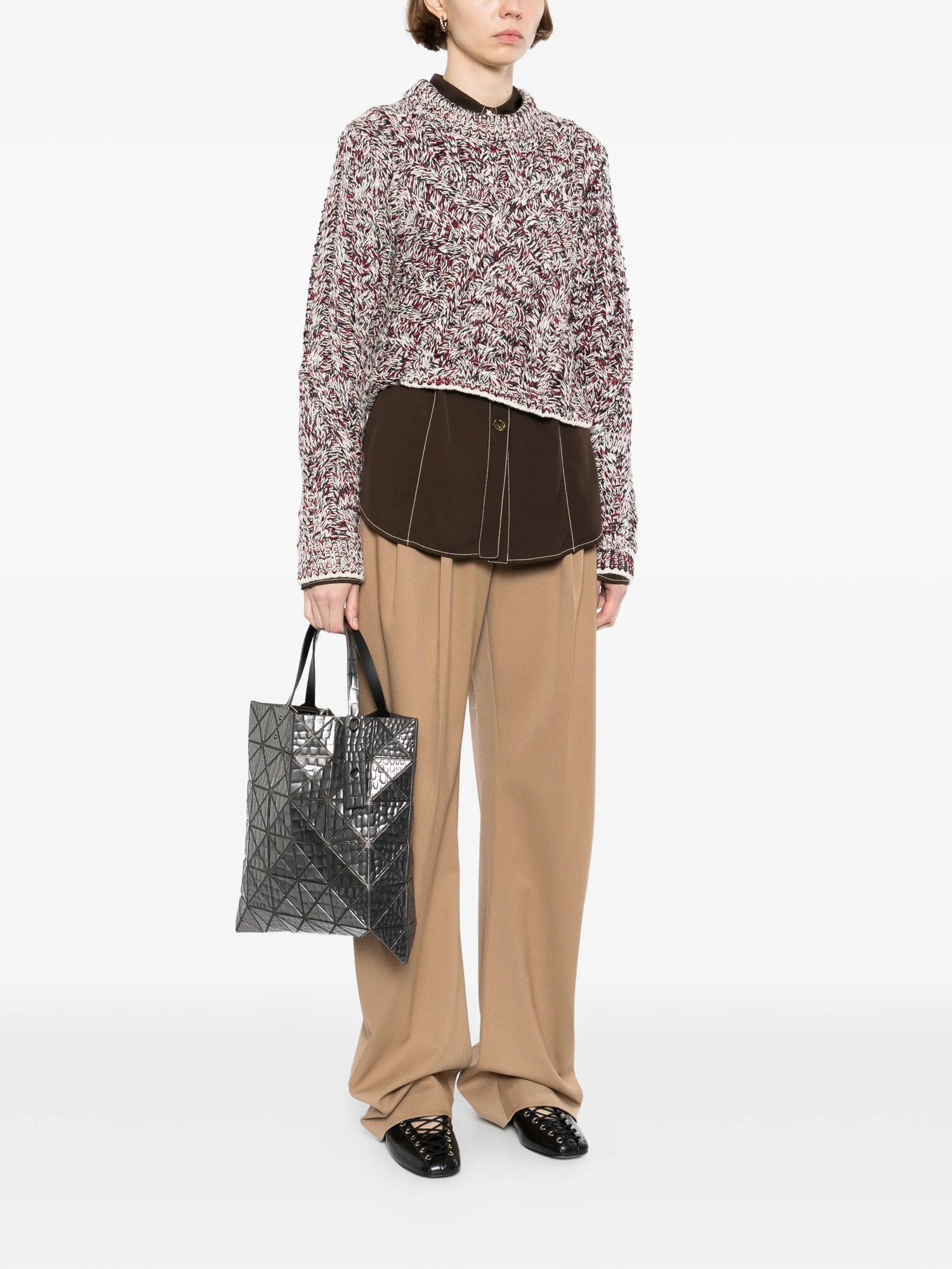 Сумка Bao Bao Issey Miyake Lucent, grey — фото 1