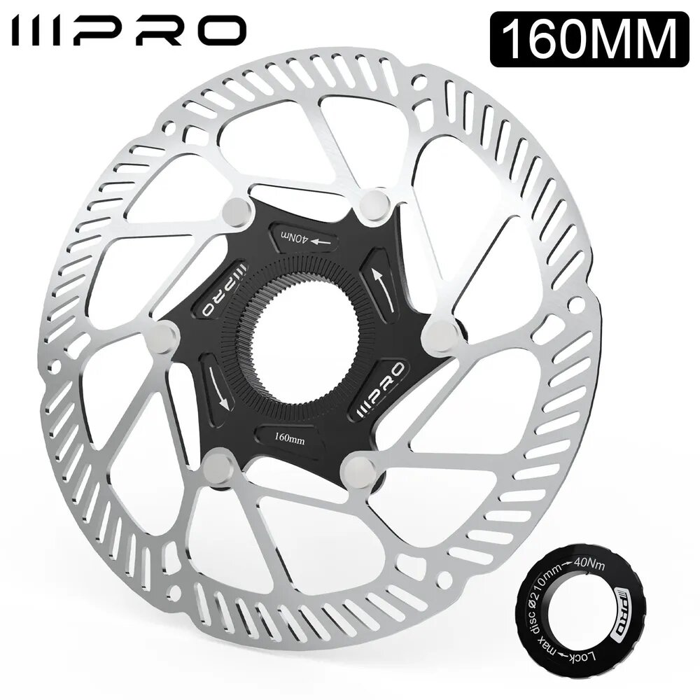 IIIPRO Тормозной диск для велосипеда centerlock 160 диск тормозной center lock ротор