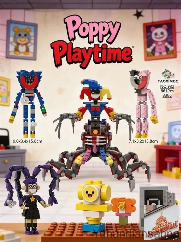 Конструктор poppy playtime 5 8 шт.