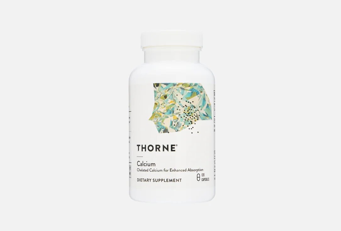 Thorne 250 мг в капсулах кальций малат 120 шт