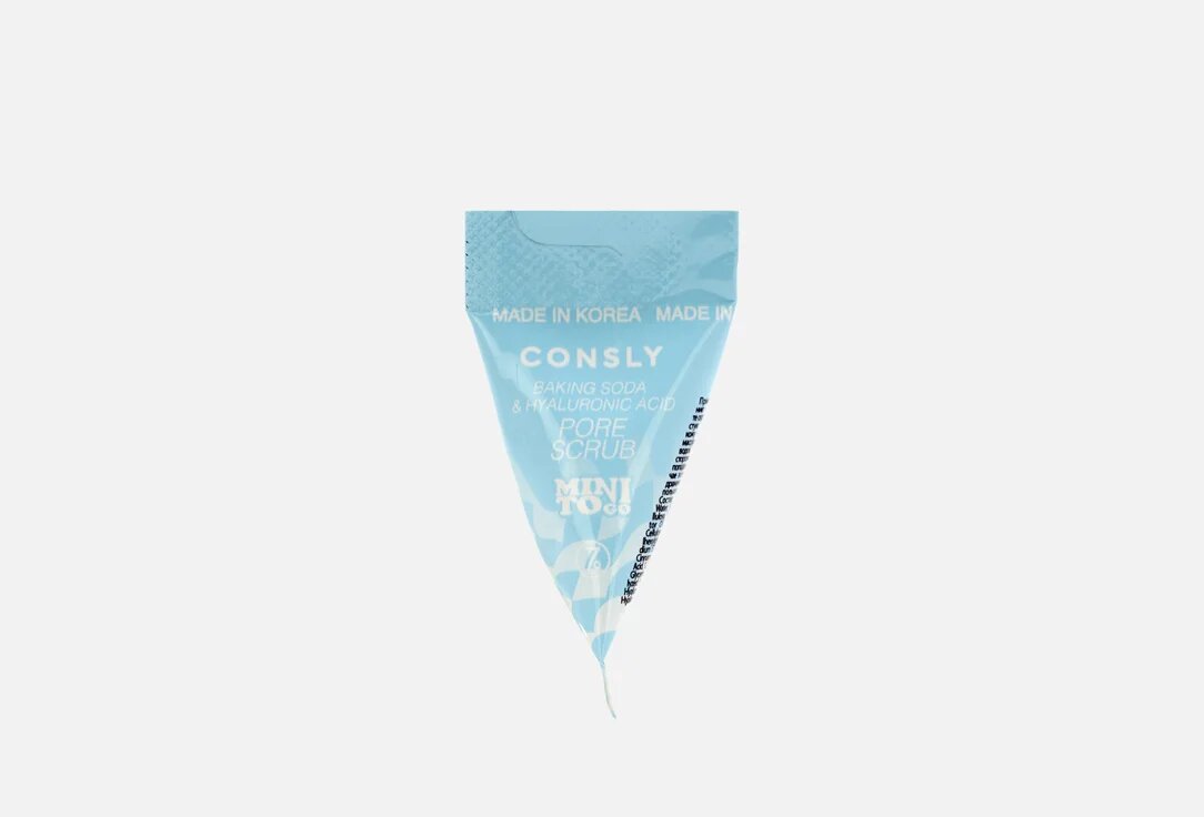 CONSLY Mini To Go Baking Soda & Hyaluronic Acid Скраб для лица 7г