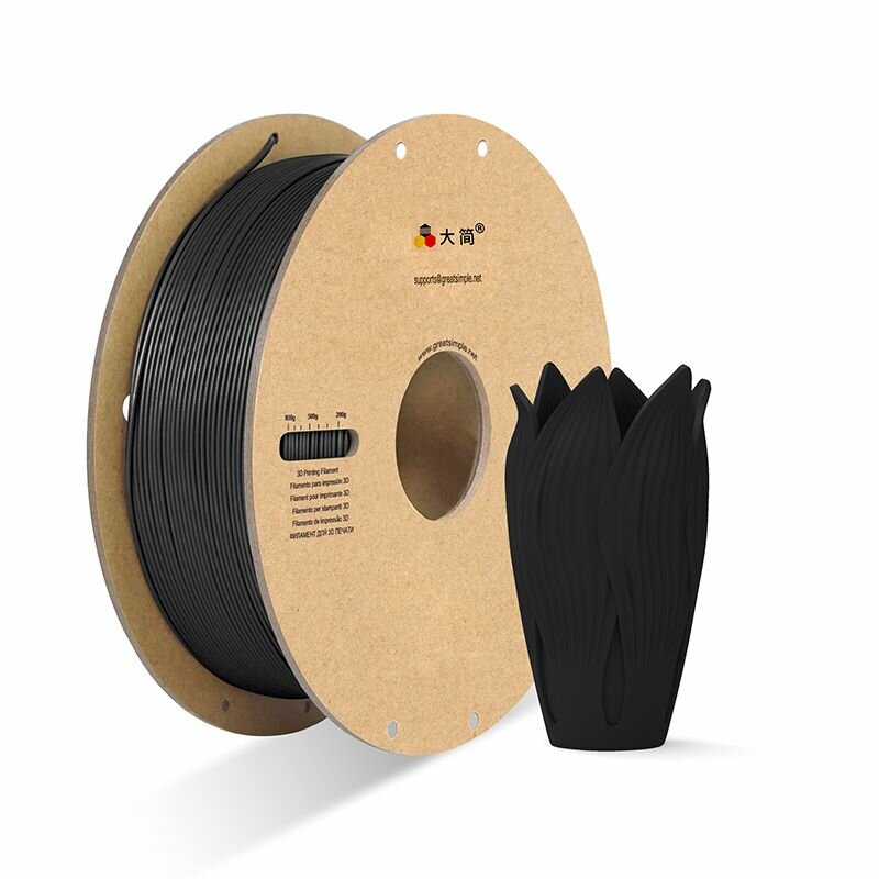 Филамент Daiken PETG Basic для 3D-печати, 1 кг, матовая поверхность Матовый черный