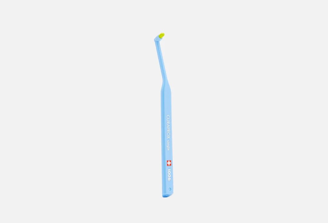 CURAPROX CS 1006 single & sulcular Монопучковая щетка, голубая 1шт