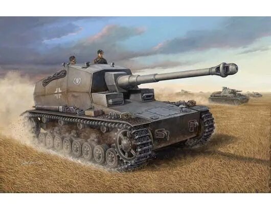 Trumpeter 00348 1/35Немецкий член IV типа а". Самоходная артиллерийская установка "Макс"