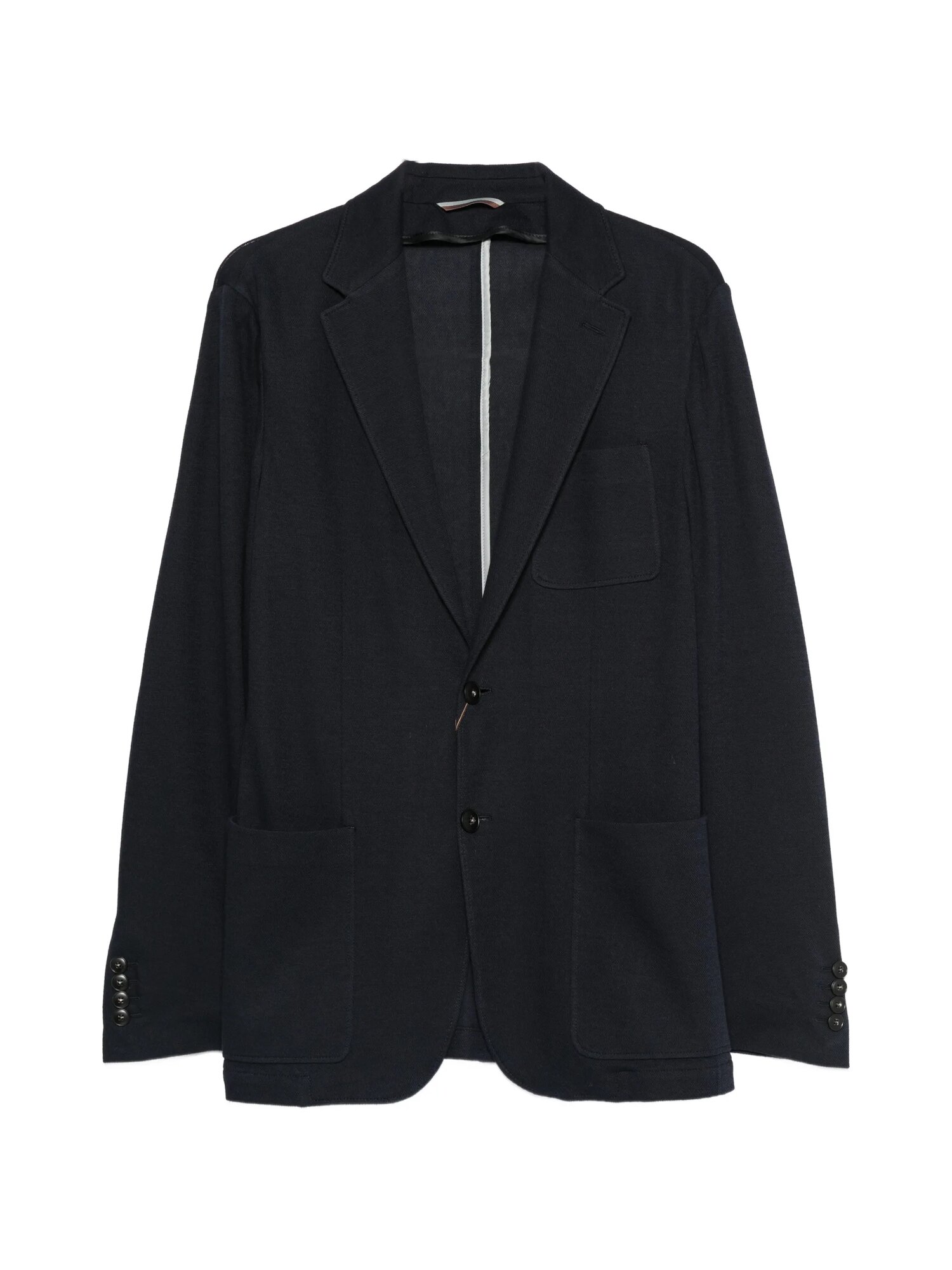 Куртка Notched-lapel patch-pocket blazer