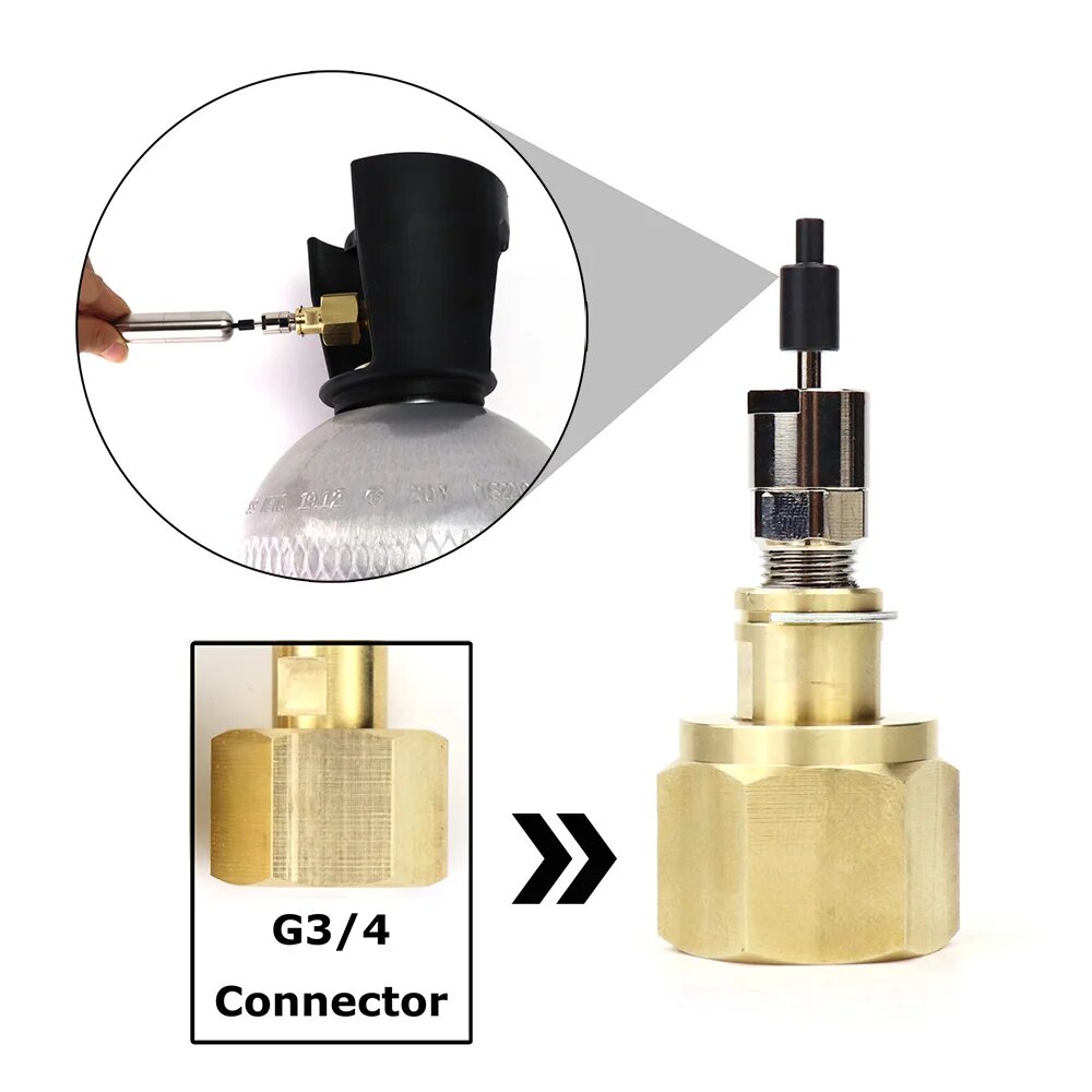 Адаптер для зарядки CO2 NEW BAIGO CO2 Refill Needle Charger Adapter G3-4