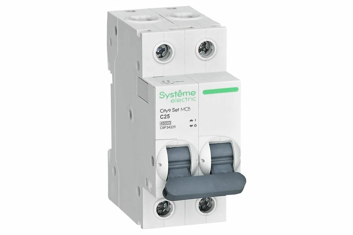 Автомат. выключатель 2Р 25А С Schneider City9 Set