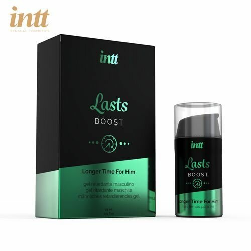 Intt Cosmetics Интимный гель для продления эрекции для него Lasts, 15 мл