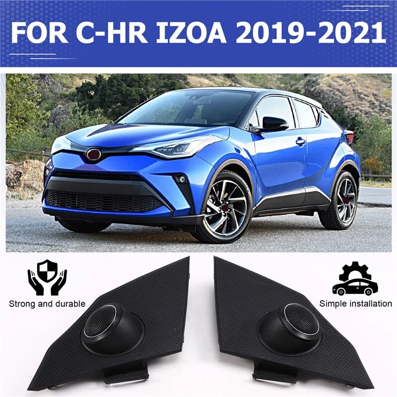 Необычный для Toyota CHR C-HR IZOA 19-21, передний твитер, коробки для динамиков, приборная панель, аудиозащитная крышка, панель