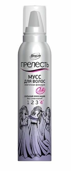 Прелесть Мусс для укладки волос сильная фиксация, 160 мл