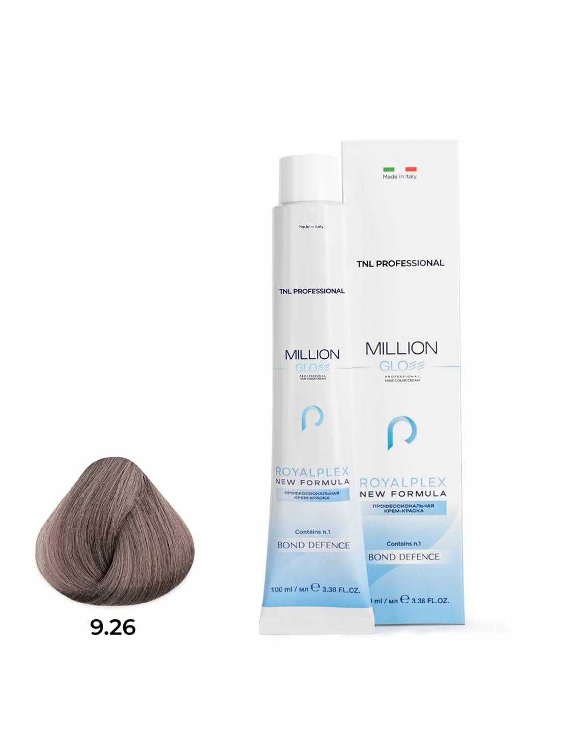 Крем-краска для волос TNL Professional Million Gloss оттенок 9.26