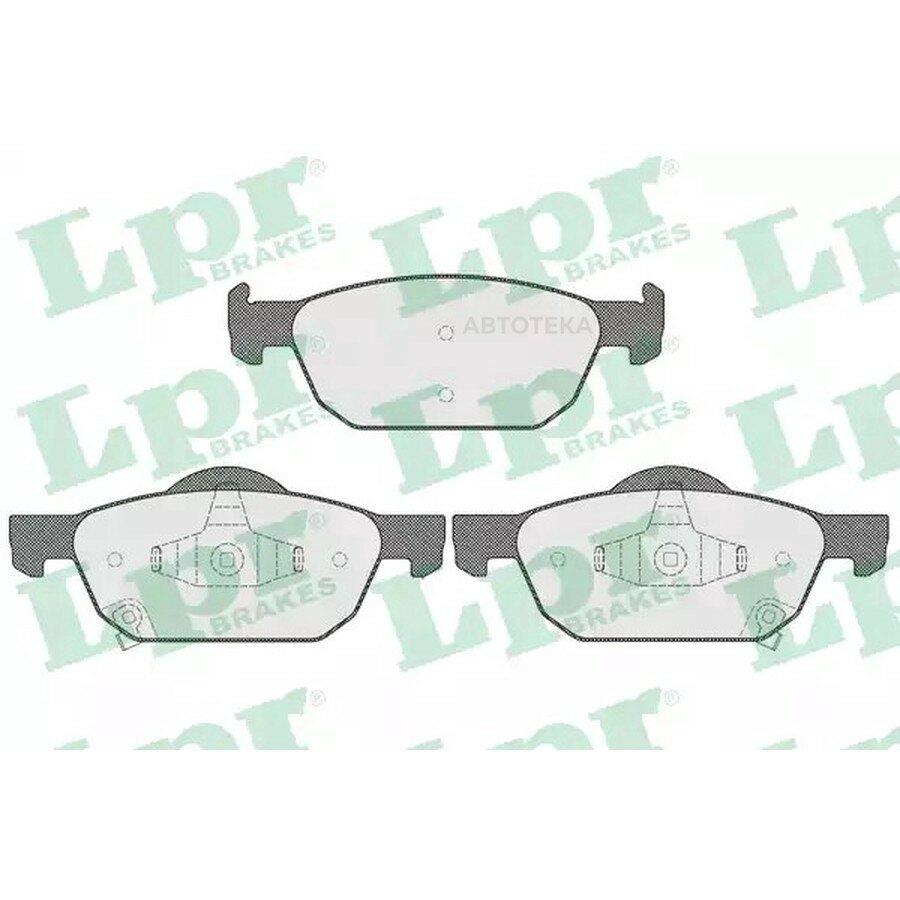 Колодки тормозные HONDA ACCORD 2.0-2.4 08- передние LPR 05P1560