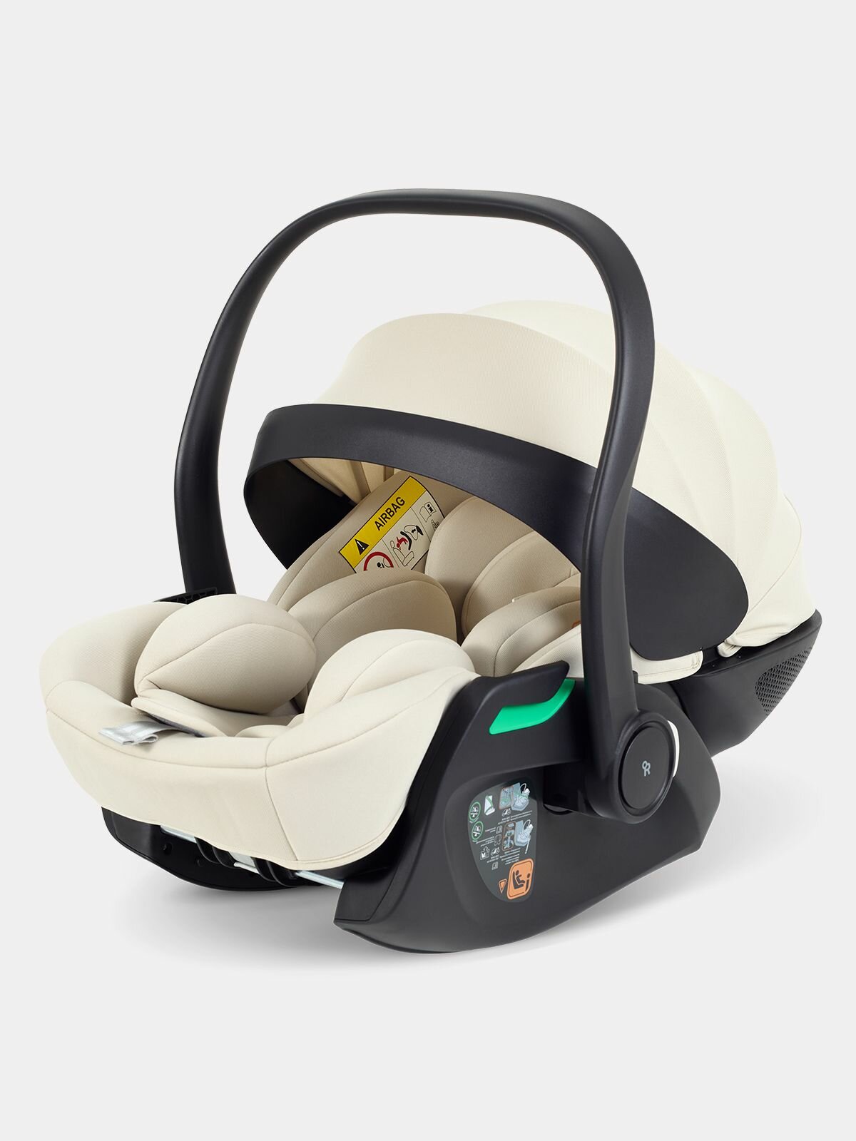 Автокресло RANT B006 "PERLA" Beige (40-87см) раскладывается в 2 положения