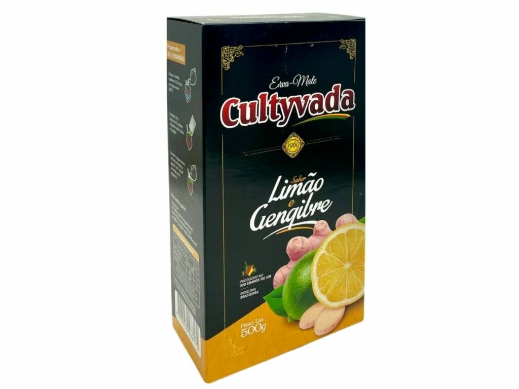 Чай мате (йерба мате, парагвайский чай) Cultyvada Lime and Ginger, 500 гр.