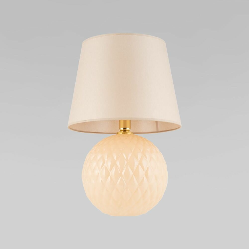 Настольный светильник с тканевым абажуром TK Lighting 5591 / настольный светильник / Santana Ecru.