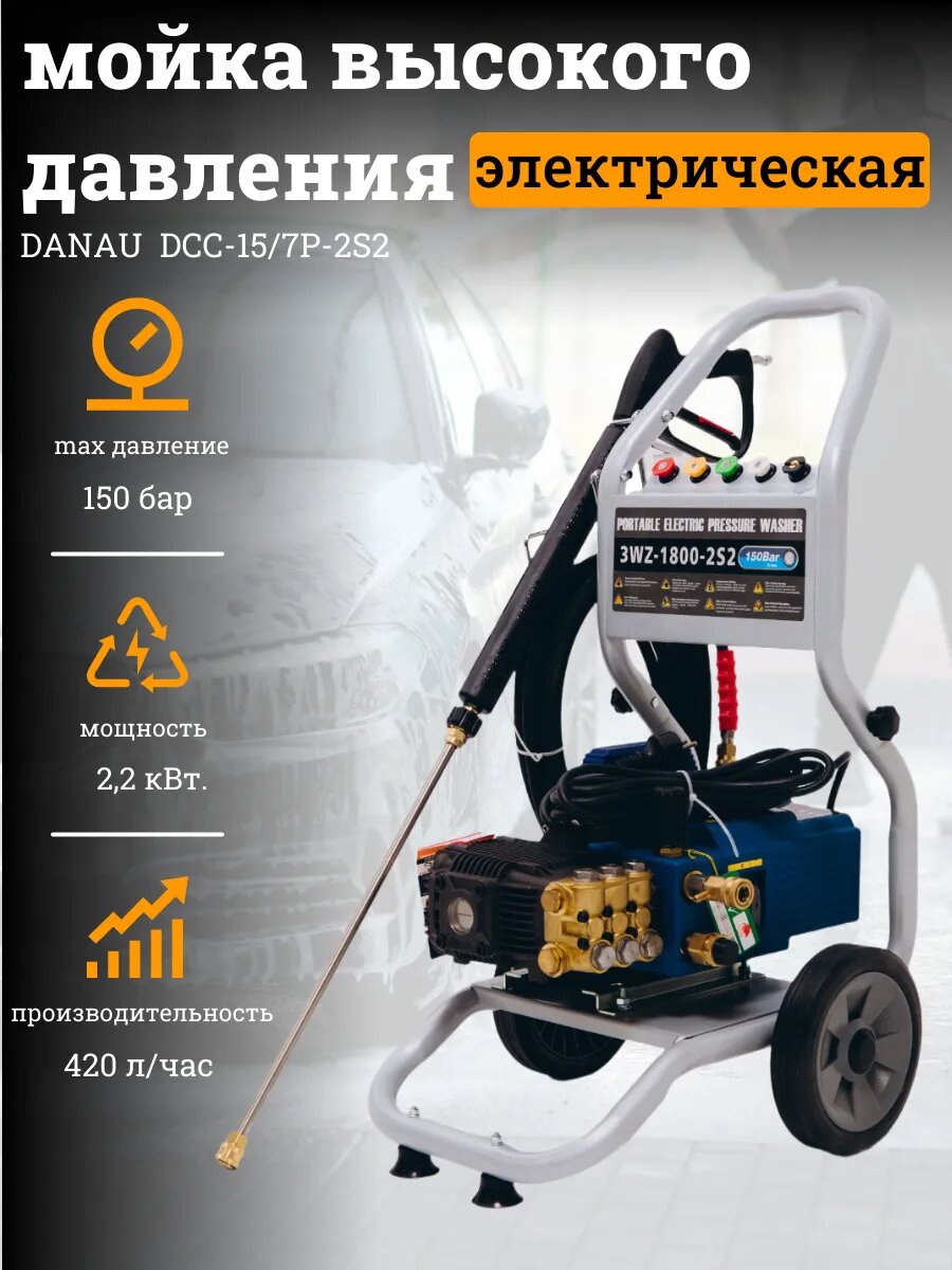 Мойка высокого давления для автомобиля электрическая