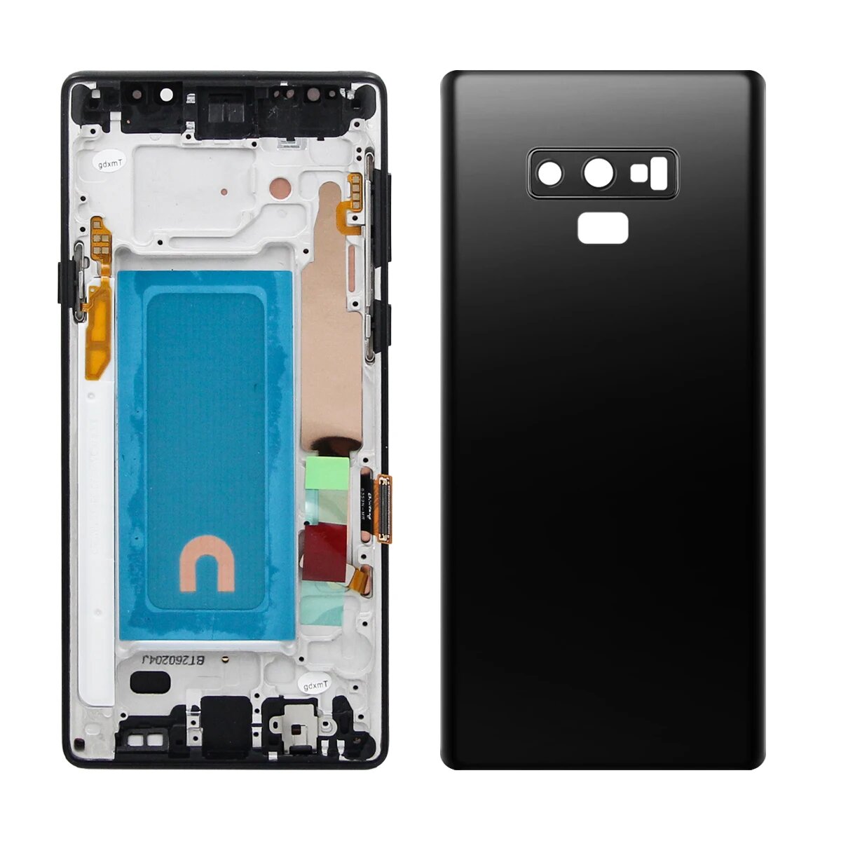 Дисплей Samsung Galaxy Note 9 с рамкой, черный