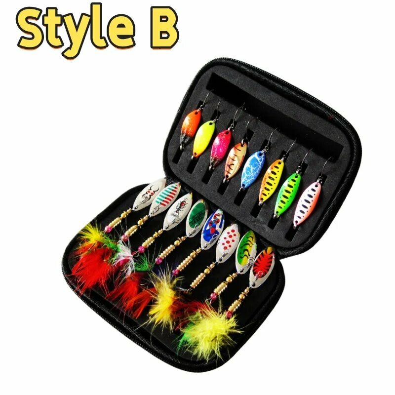 Набор блесен для рыбалки, 10PCS, цвет