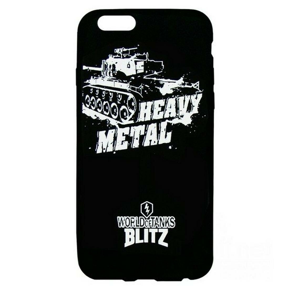 Накладка на Iphone 6/6S BLITZ HEAVY METAL 3, с рисунком, силикон