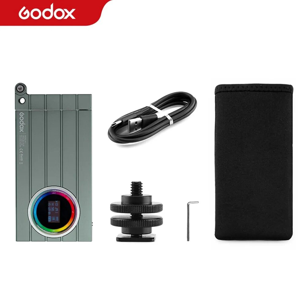 Godox M1 RGB Портативный светодиодный светильник Gray