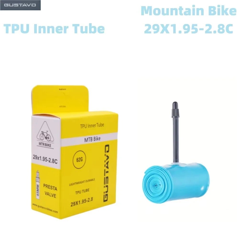 Камера велосипедная GUSTAVO MTB 29x1.95-2.8C