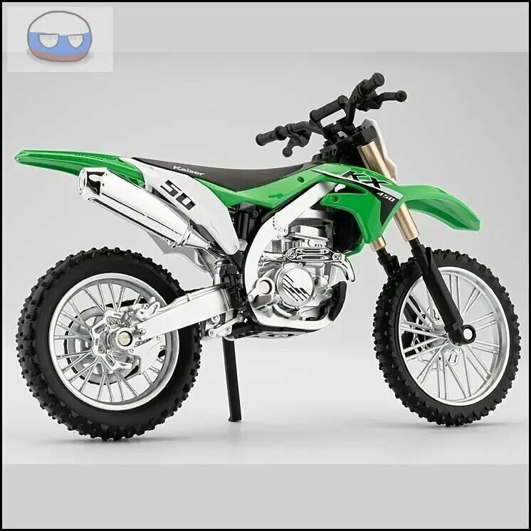 Бестселлер KX450, мотоцикл металлический масштаб 1:12