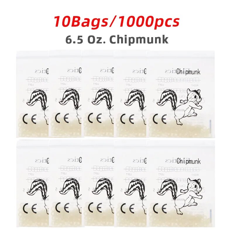 Ортодонтические резинки NIGF 5000 шт. 6.5Oz Chipmunk-10Bag