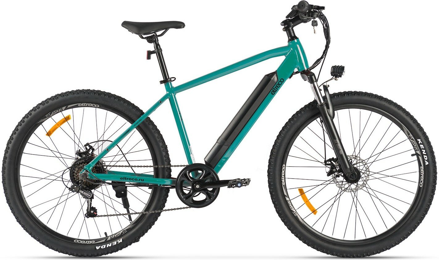 Электровелосипед Eltreco XT 600 Pro (2026), зеленый