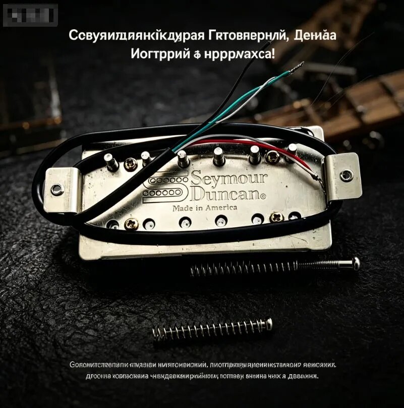 Звукосниматели Seymour Duncan Black SH1N 59 и SH4 JB Model Humbucker для электрогитары.