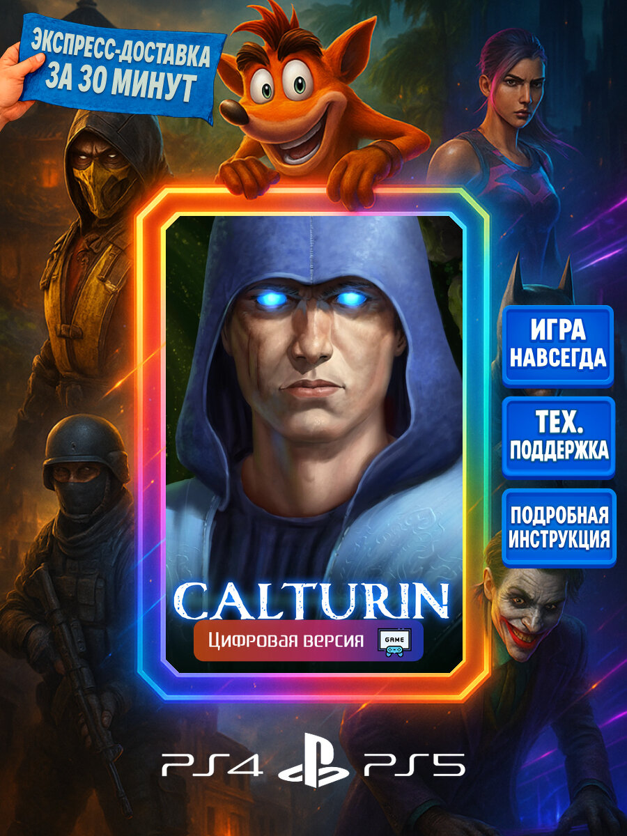 Calturin PS4/PS5 | Моментальная доставка | Английский язык | Боевики