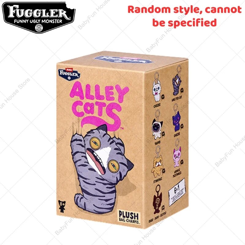 Плюшевый монстр Fuggler Alley Cats 1PCS