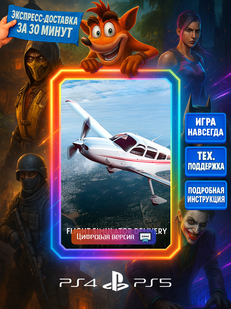 Flight Simulator Delivery: Cargo Business PS4/PS5 | Моментальная доставка | Английский язык | Симуляторы