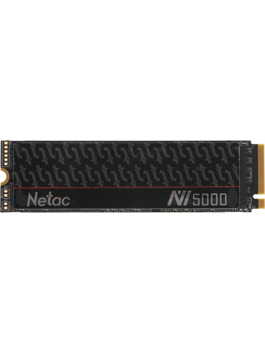 Накопитель SSD Netac NV5000t 500 ГБ, M.2 2280, PCIe 4.0 x4, NVMe, M.2 4800 МБ/с