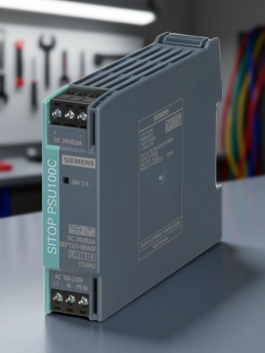 SITOP PSU100c 24 v/0,6 a стабилизированный блок питания, SIEMENS 6EP1331-5BA00