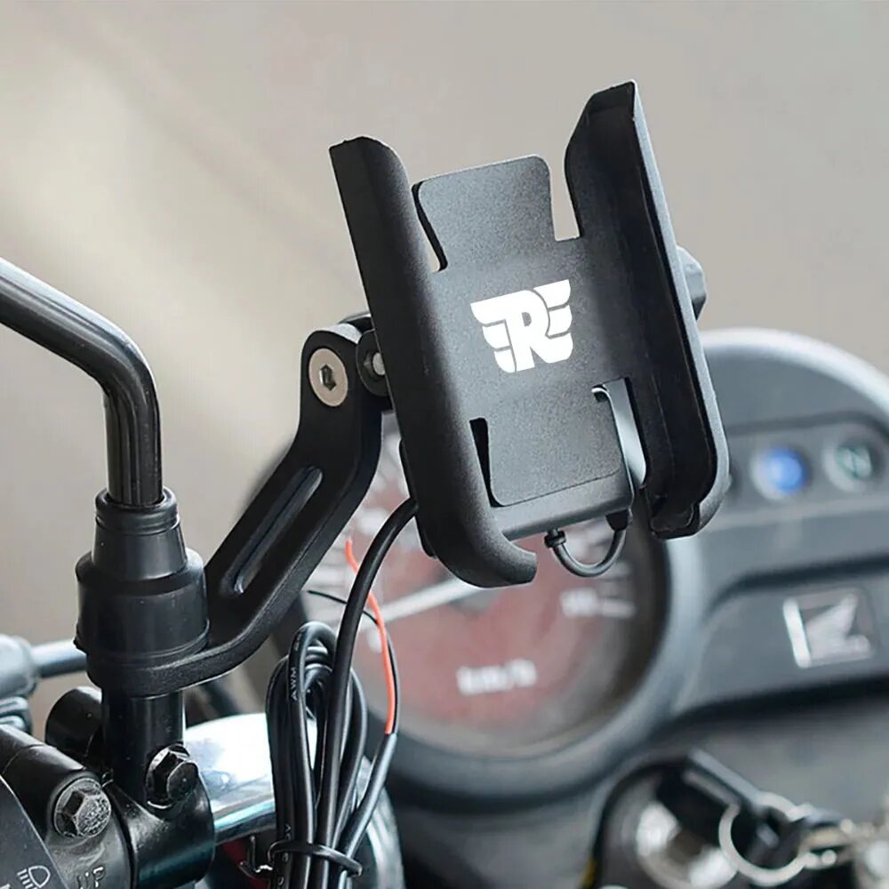 Новый держатель для телефона и GPS из алюмининия для Royal Enfield Bullet, Meteor, Classic 350, 500, Interceptor 650, аксессуары