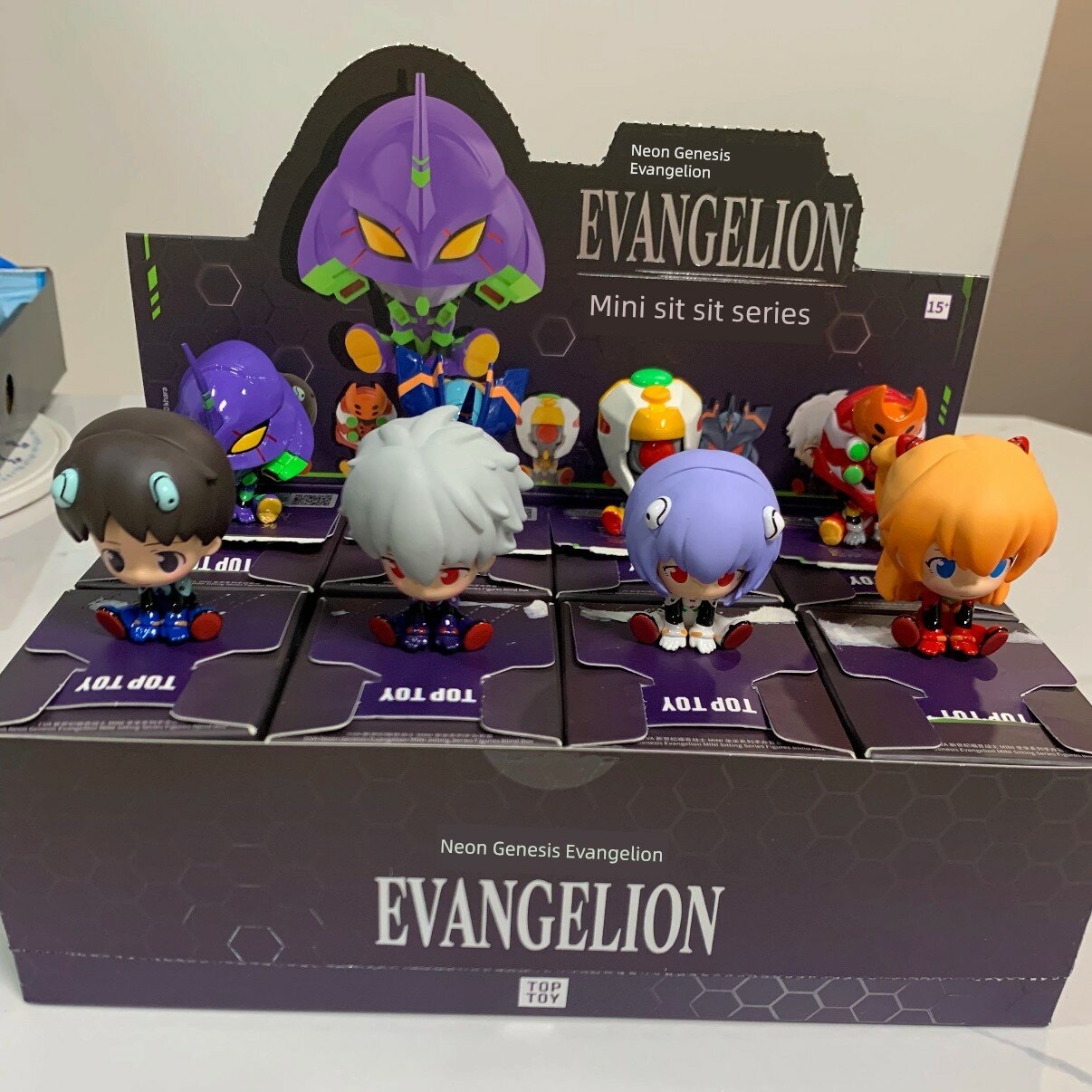 TOPTOY Neon Genesis Evangelion EVA: Слепая коробка с мини-фигуркой Асуки Аянами – милый подарок для девочек и мальчиков